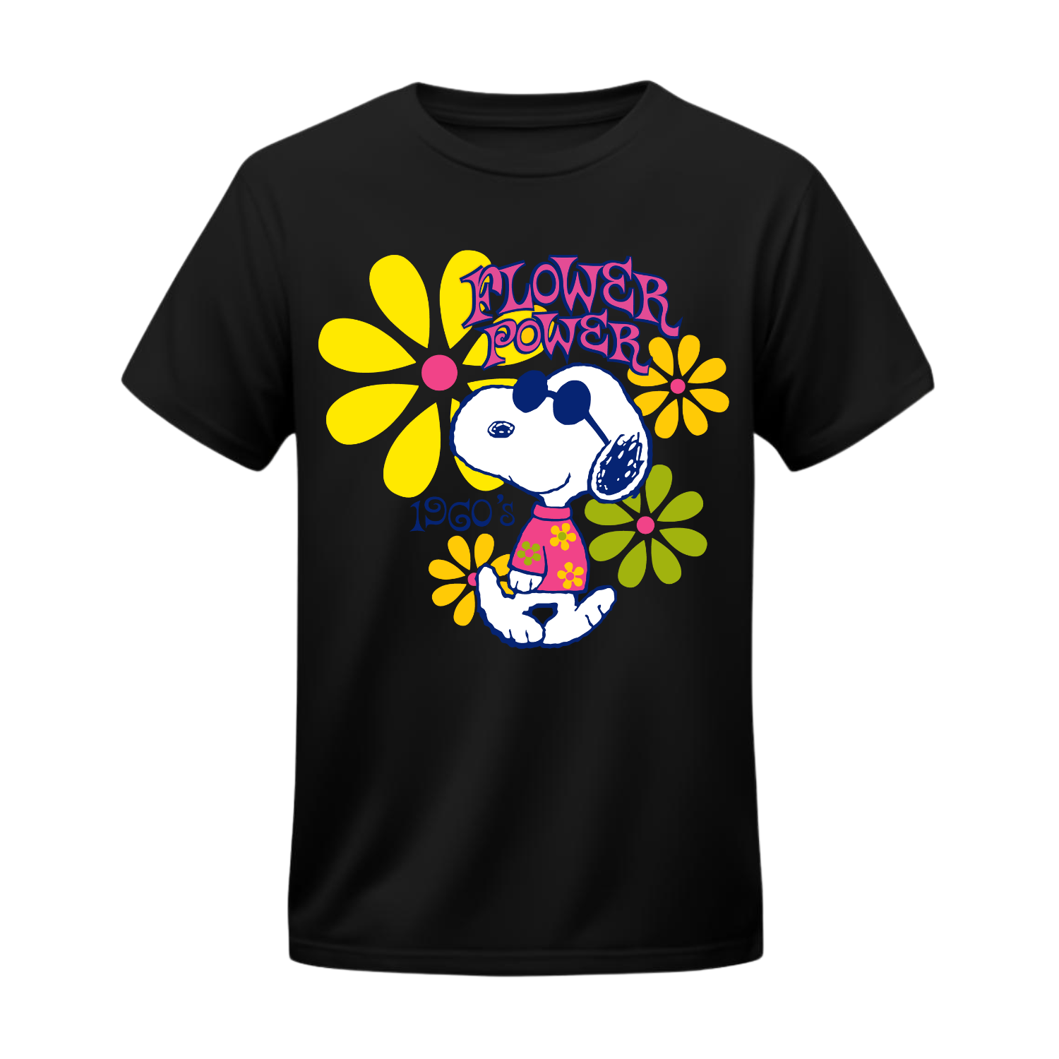 Polera Snoopy Flower Power – Peanuts – CreativeInk